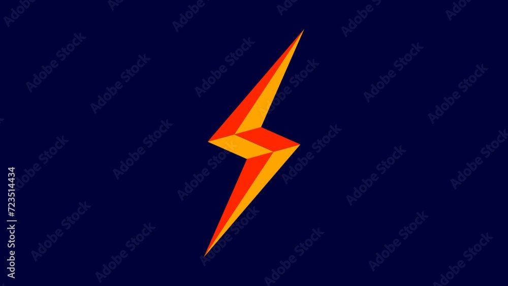 animated footage lightning elements, animated footage thunder template ...