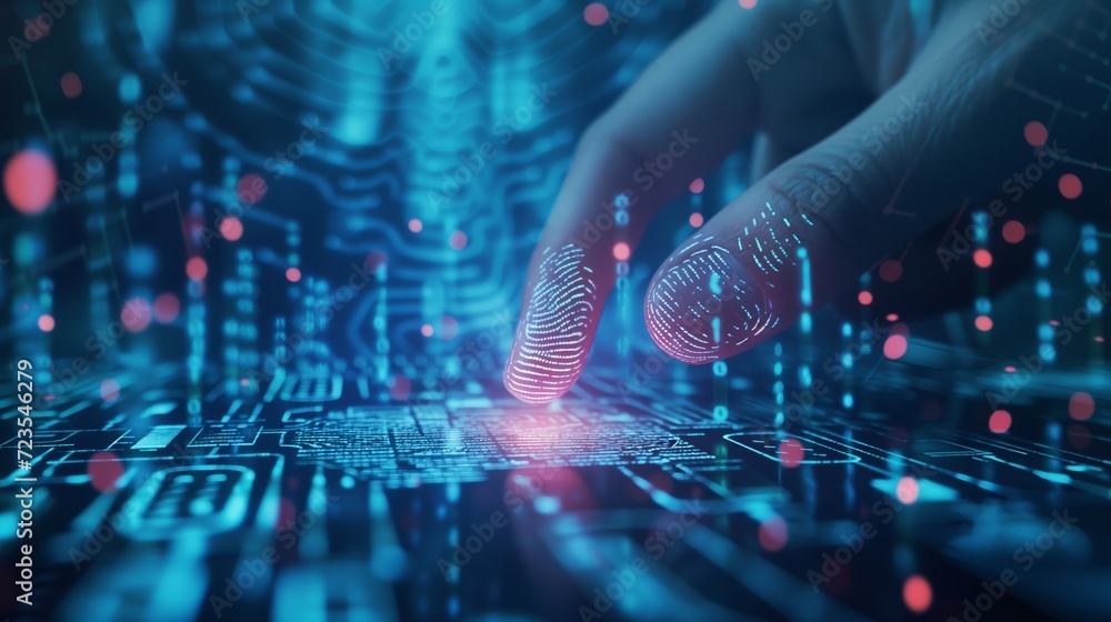 Fingerprint Scanner Enhancing Transaction Security And Cybersecurity Fingerprint Scanning