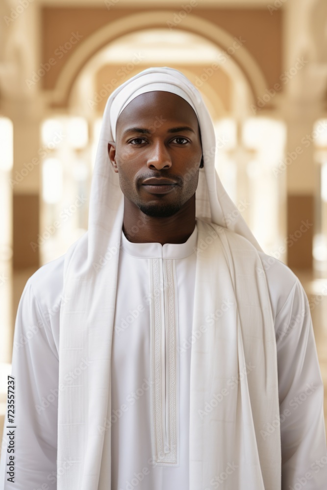 Arabic Man Wearing a Turban and White Jubba, Fictional character ...