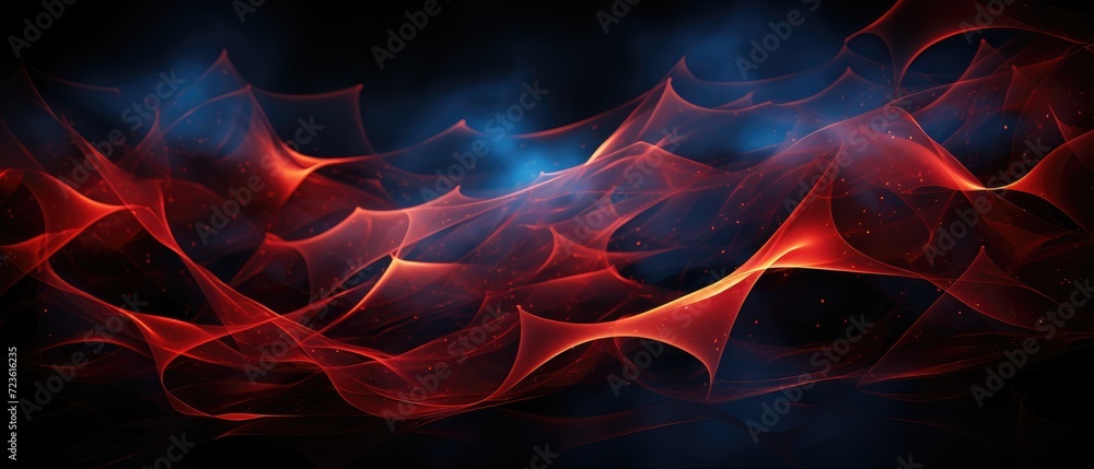 Elevate your web design with this striking abstract red net grid ...