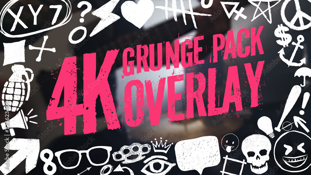 Grunge Pack Overlay Stock Template | Adobe Stock