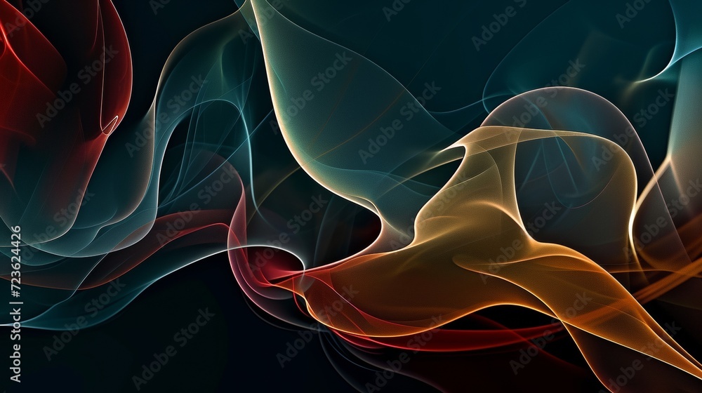 Generative AI image of abstract art, structure, simplism, dark colors ...