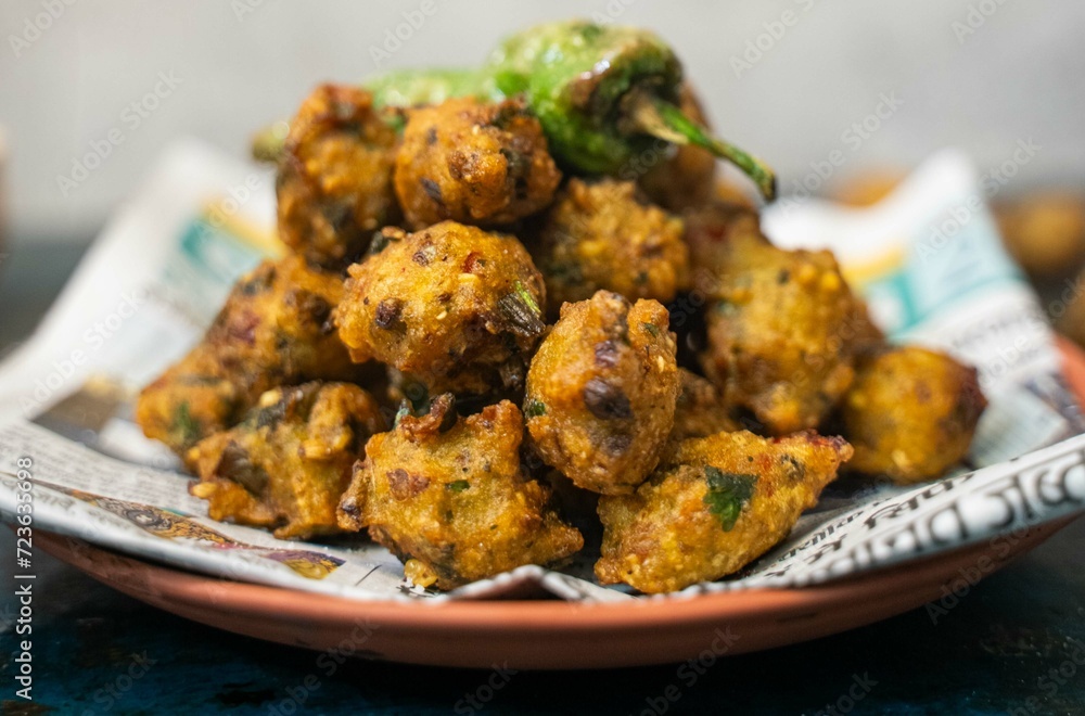 Moong Dal Pakoda, Tea Time snack, Moong Dal Bhajiya, Moong Dal Pakode ...