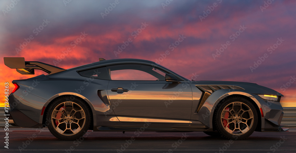Ford Mustang GTD 2025-Street-legal, track-ready supercar Stock Photo ...