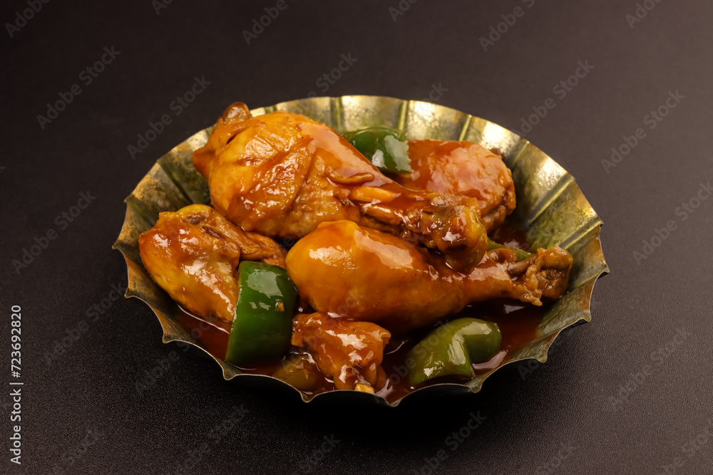 Chicken Caldereta or Kalderetang Manok Is Filipino Stew Chicken in ...