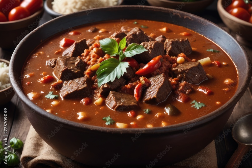 A spicy beef stew made with tender beef, tomatoes, onions, berbere ...