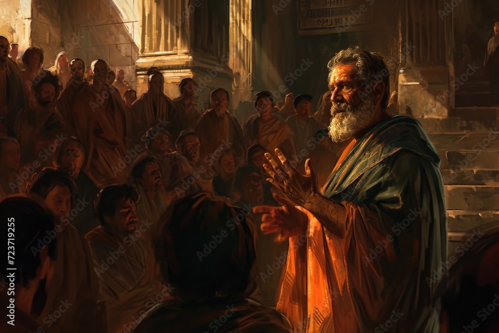 The Apostle Paul Preaching: An Illustration of Faith and Redemption ...