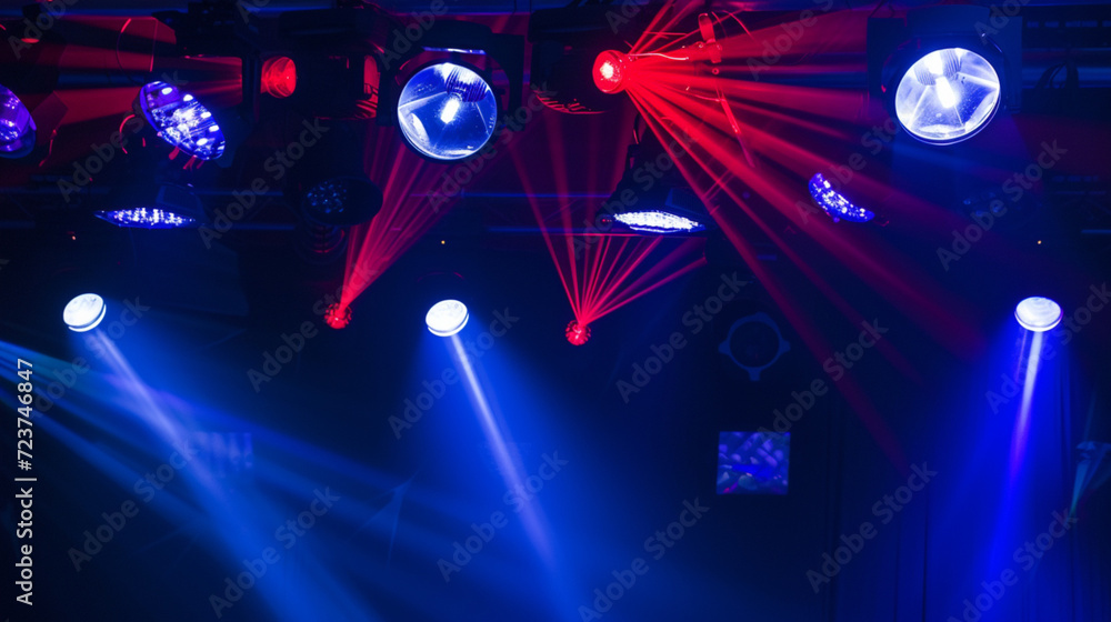 Lights Flashing Spotlight Wall Stage Led Blinder Blinking Cromlech Club ...