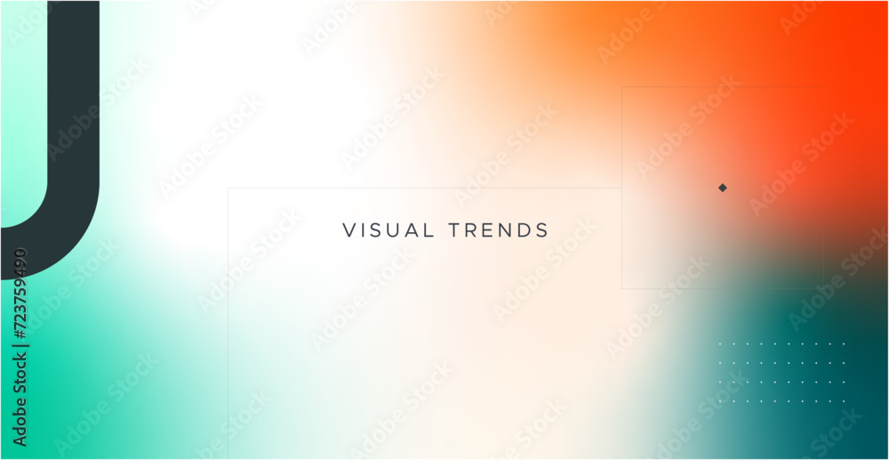 Visual trends 2024. Trendy background design with color gradations ...