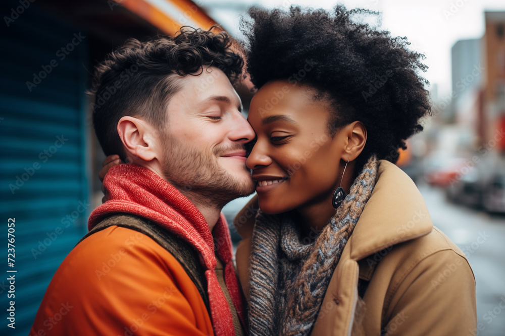 Multiracial couple, showcasing the power of love that knows no ...