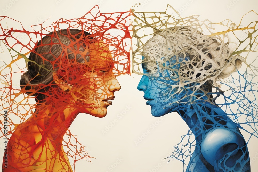 Transformation Through Neurographic Art, An image showing a before-and ...