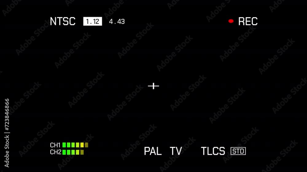 Real vhs camera hud. Camera recording interface, .VHS tape recorder ...