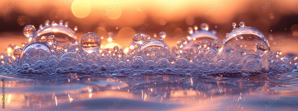 Glistening Mirrors: A Kaleidoscope of Water Droplets on a Smooth ...