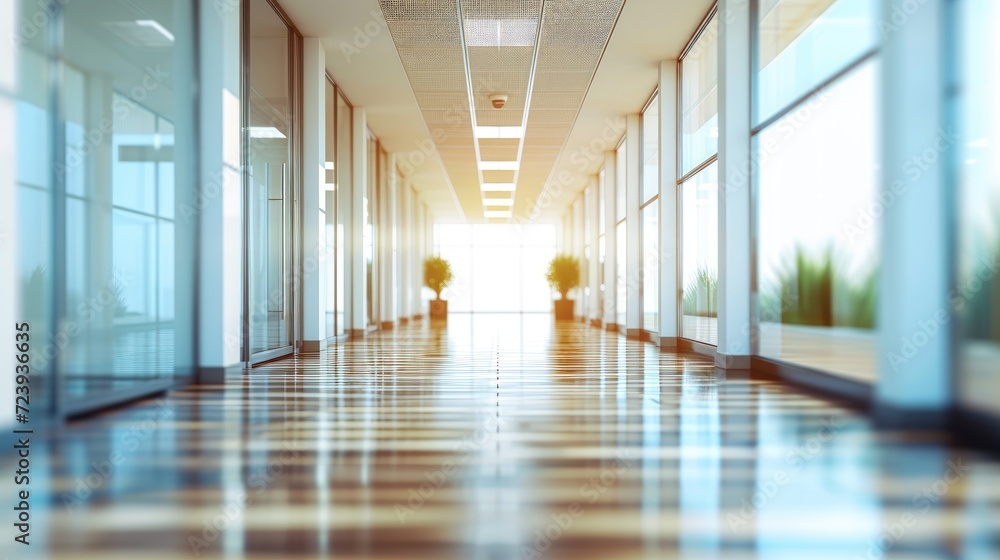 blurred modern office background for linkedin profile picture hallway ...