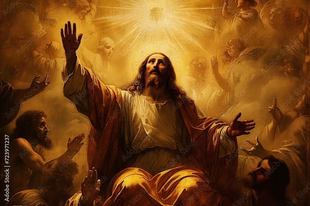 Enigmatic depiction of jesus as the judge in the last judgment A vision ...