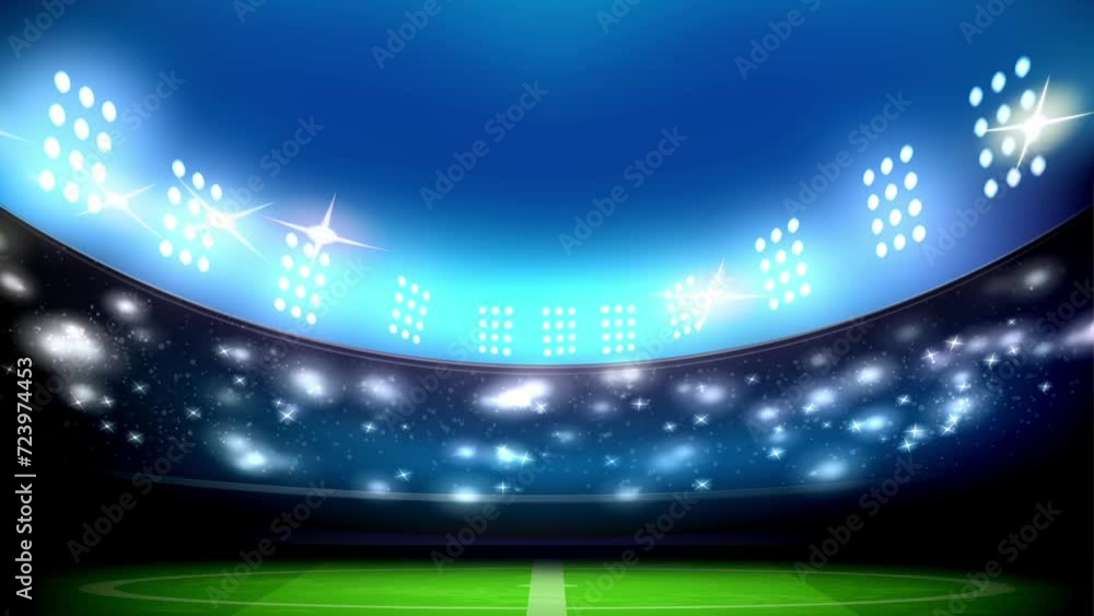 Football and his Ground Five Different types of animation footage ...