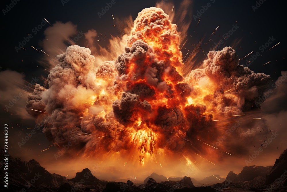 Unleash the power of explosive visuals with our extensive collection of ...