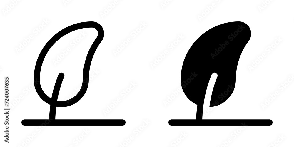 Editable windy tree vector icon. Part of a big icon set family. Perfect ...