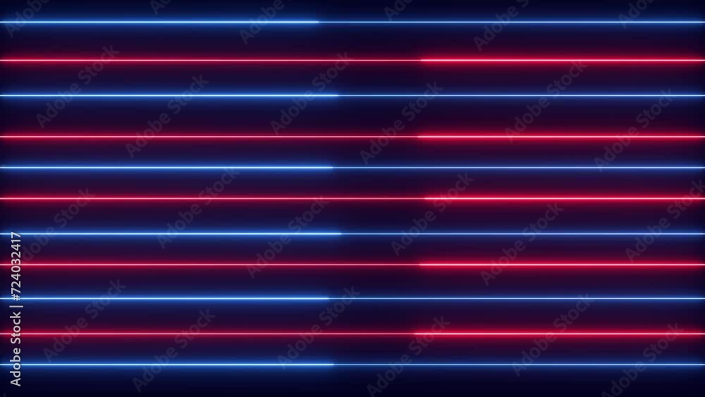 Abstract neon line loop animation background, Abstract bright neon ...