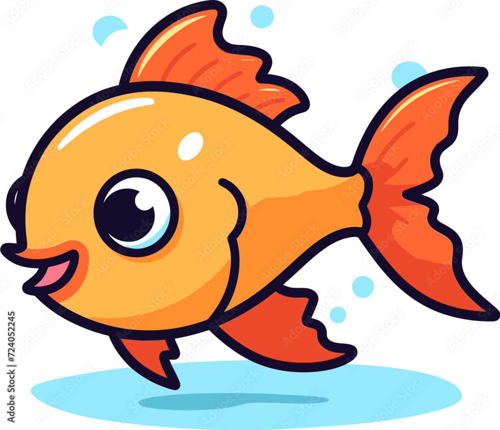 Ethereal Elegance Enchanting Fish Vector Dreams Digital Delicacies ...