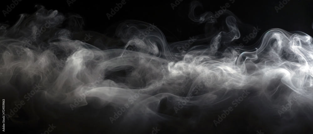Smoke white background dark ground light smell toxic black bad fog ...