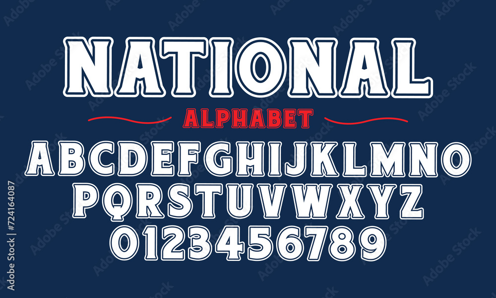 Poster Editable typeface vector – Wall Art | UkPosters