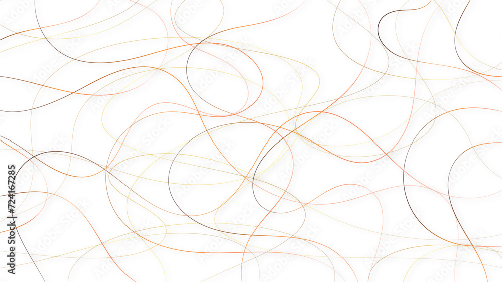 Colorful random pattern line stroke on a transparent background ...