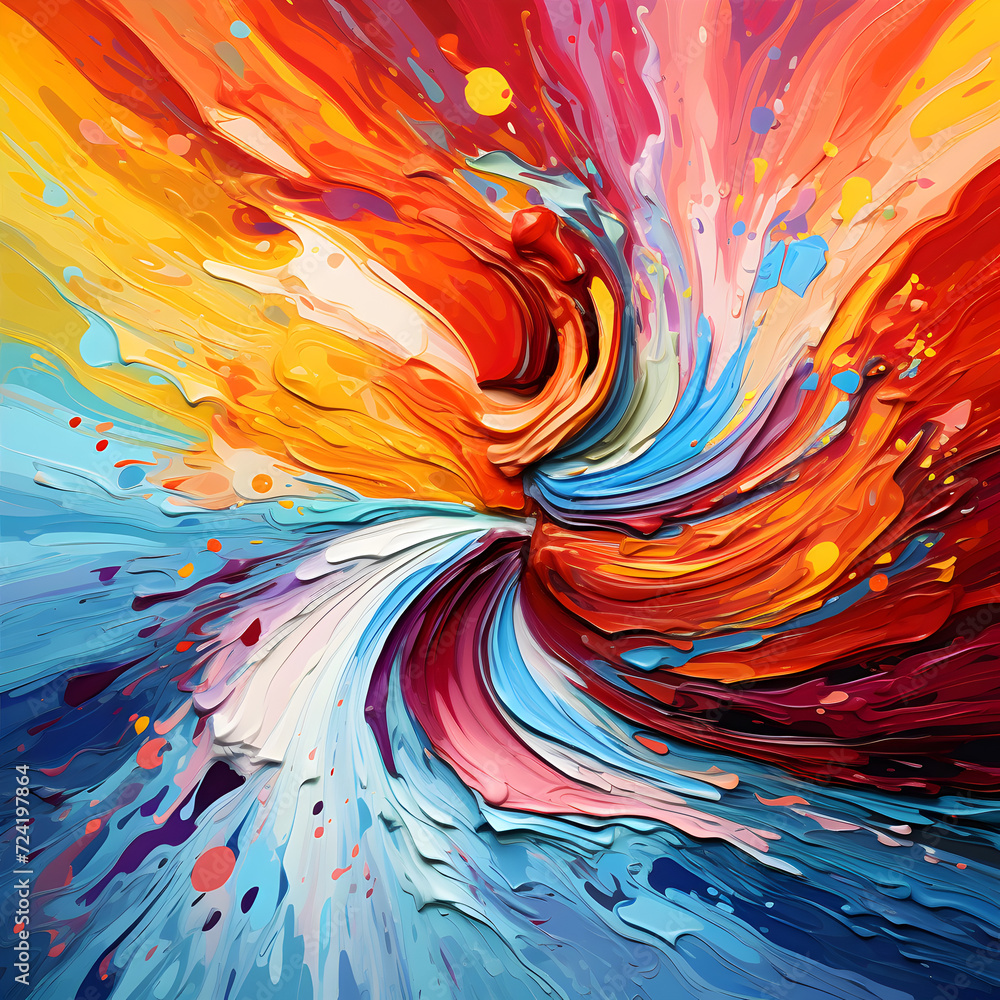 Background liquid color vortex and dye mixture fluid art acrylic ...