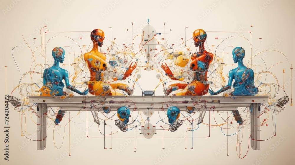 working robots seamlessly integrated into communication networks ...