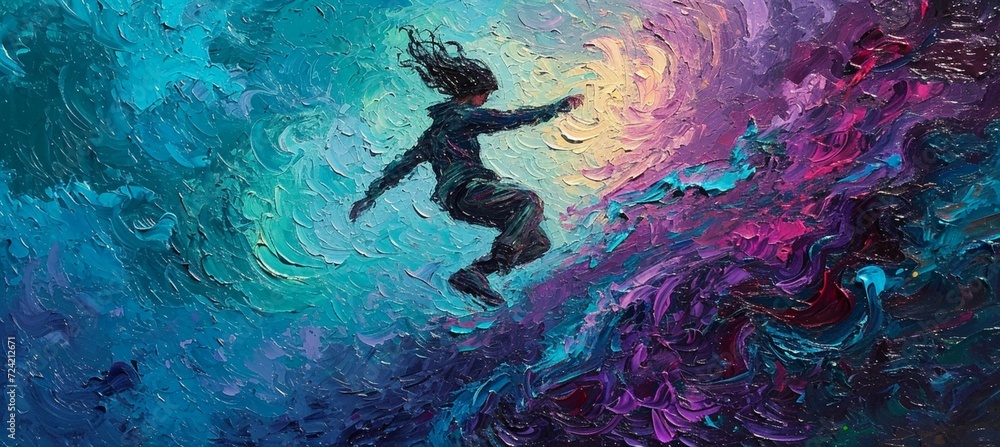 Dynamic Expressions on Canvas: Meet the Thrill of Skateboarding in a ...