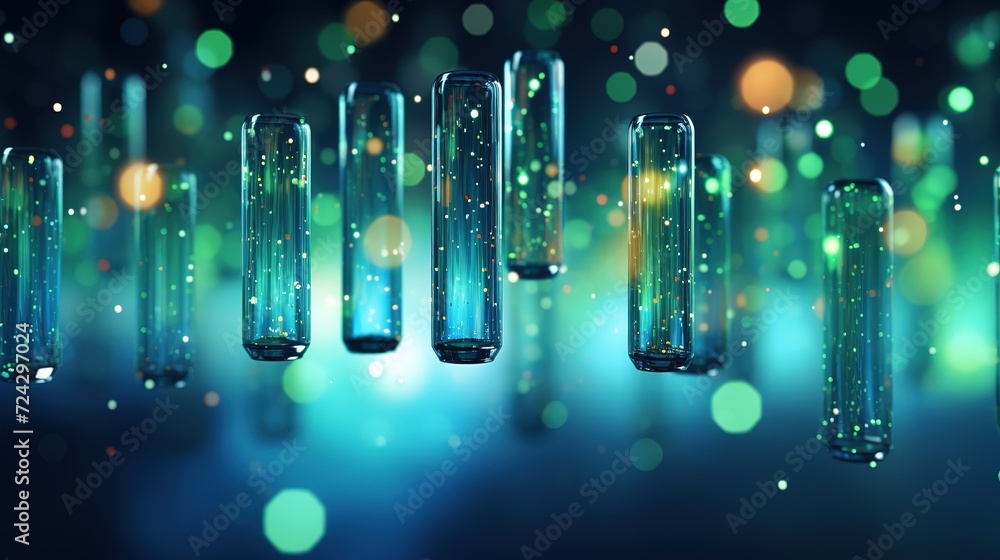 ight Blue, Green vector texture with colored capsules, dots. Capsules ...