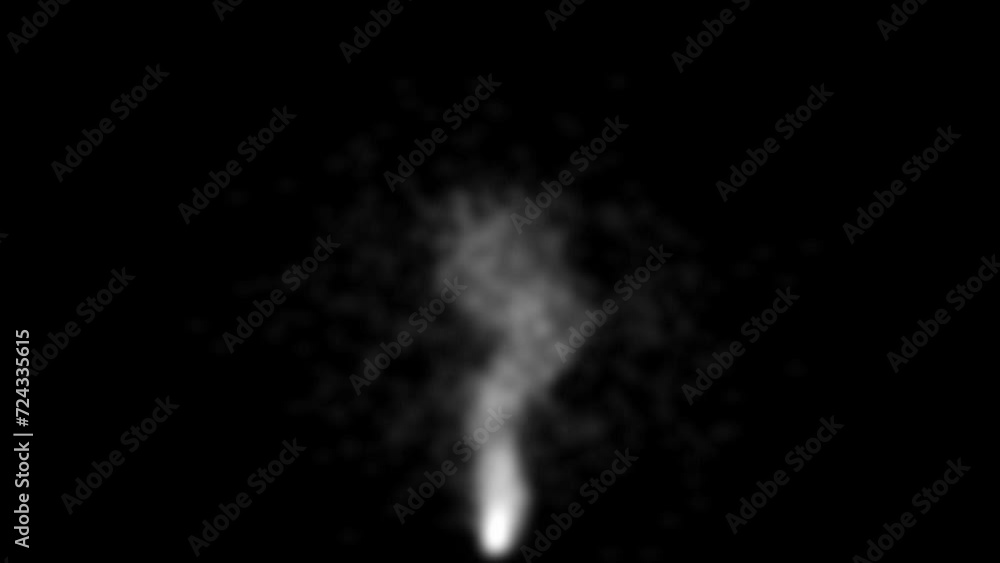 Vidéo Stock Smoke from rocket launch / lift off smoke / shockwave smoke ...