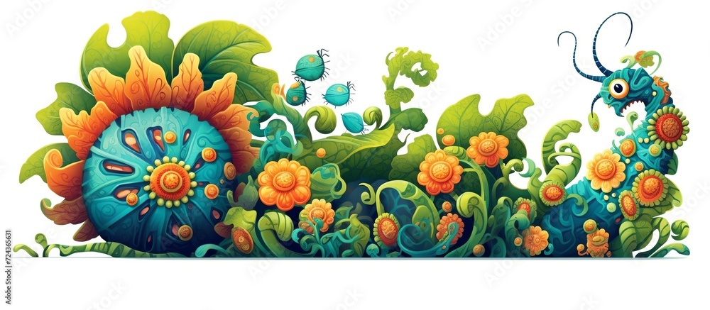 Find the hidden insects in the bouquet of flowers. Find hidden objects ...