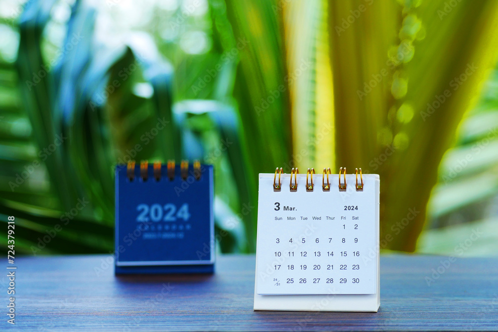 March 2024. March 2024 Monthly desk calendar for 2024 year with ...