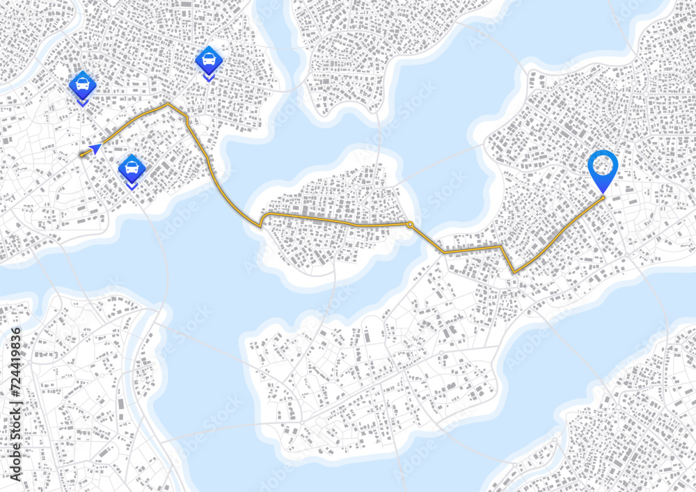 Pick up taxi. Gps map navigation. Passenger location sharing for taxi ...