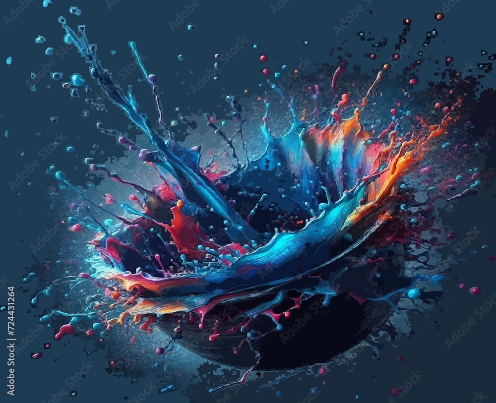 abstract background Paint Splash 8k Desktop Wallpaper Stock ...