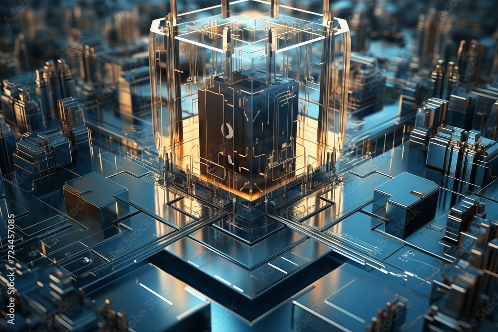 Foto de secure connection or cybersecurity service concept of compute ...