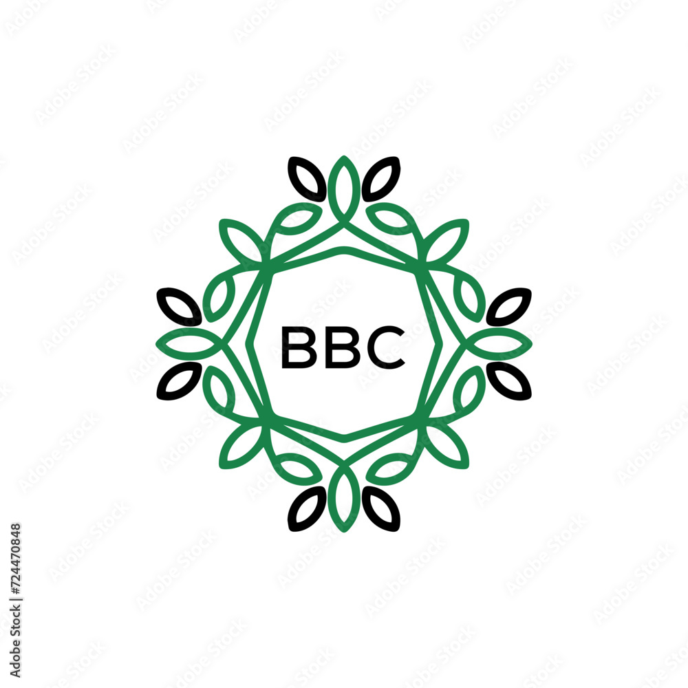BBC logo design template vector. BBC Business abstract connection ...