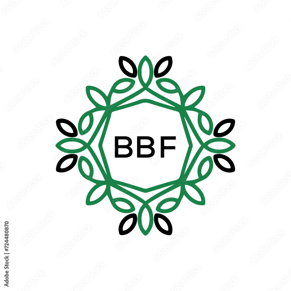 BBF logo design template vector. BBF Business abstract connection ...
