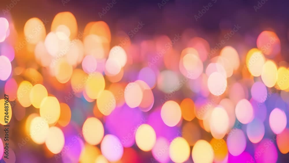 Pastel bokeh light effect background. Soft blurry pastel neon pink ...