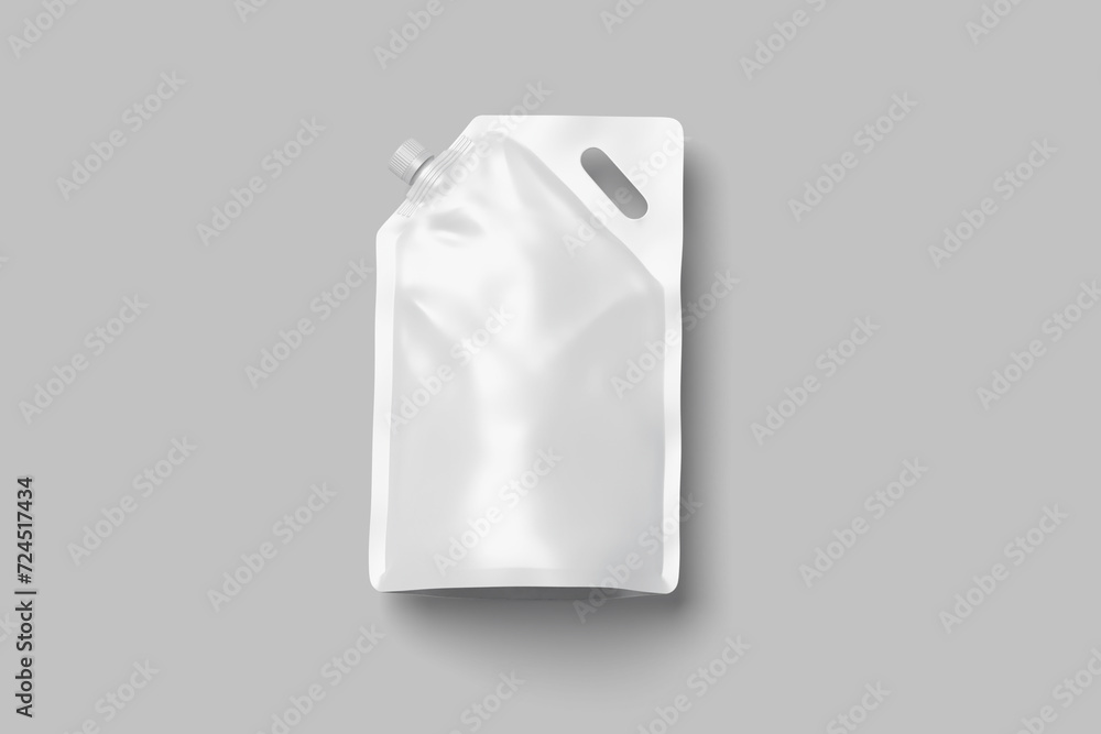 Doypack Foil Food Or Drink Bag Packaging With Corner Spout Lid ...