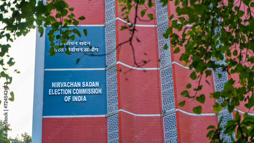 Nirvachan Sadan or Election Commission of India building located in New ...