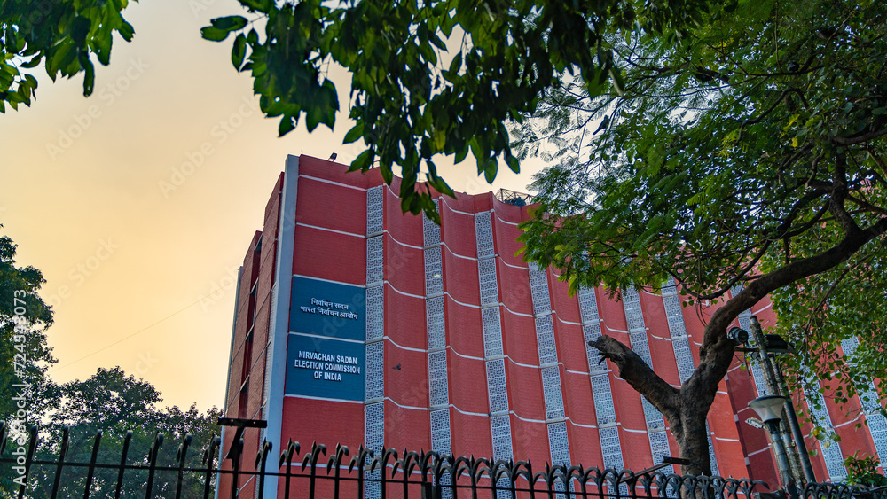Nirvachan Sadan or Election Commission of India building located in New ...