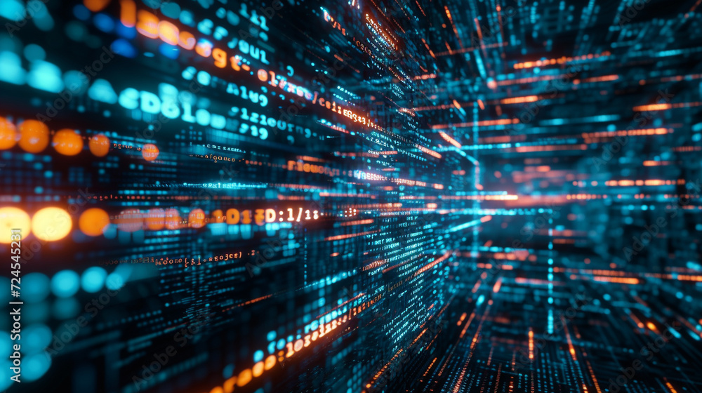 An advanced software development scene, with a focus on the automation ...