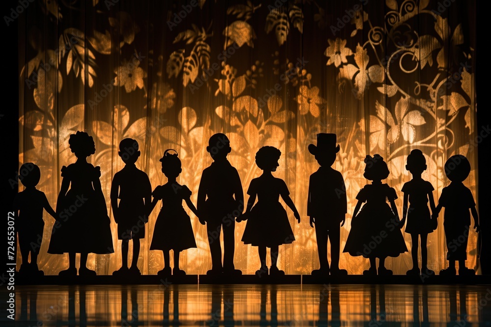 Presidential Shadow Puppet Theater, a whimsical show where silhouettes ...