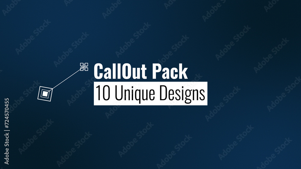 Elegant CallOuts Selection With Control Panels Stock Template | Adobe Stock