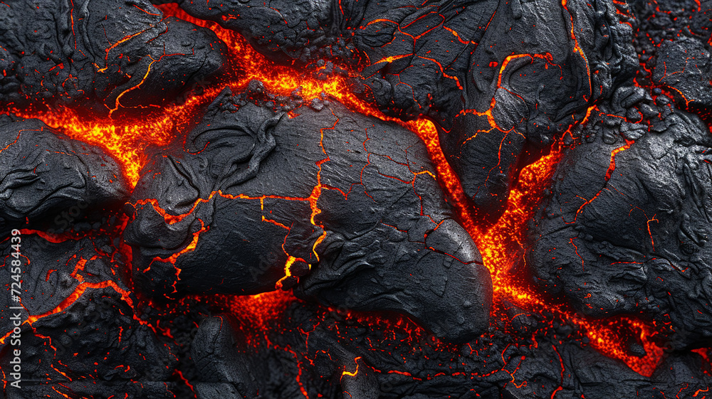 Lava texture fire background rock volcano magma molten hell hot flow ...