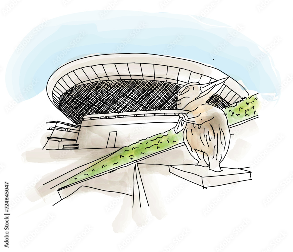 Katowice, Spodek - in the footsteps of Silesian beboks - creatures from ...