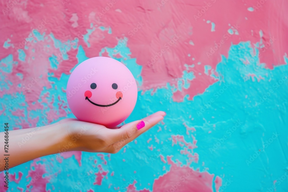 Smileys emojis convey happiness and emotions. Heartwarming symbol icons ...