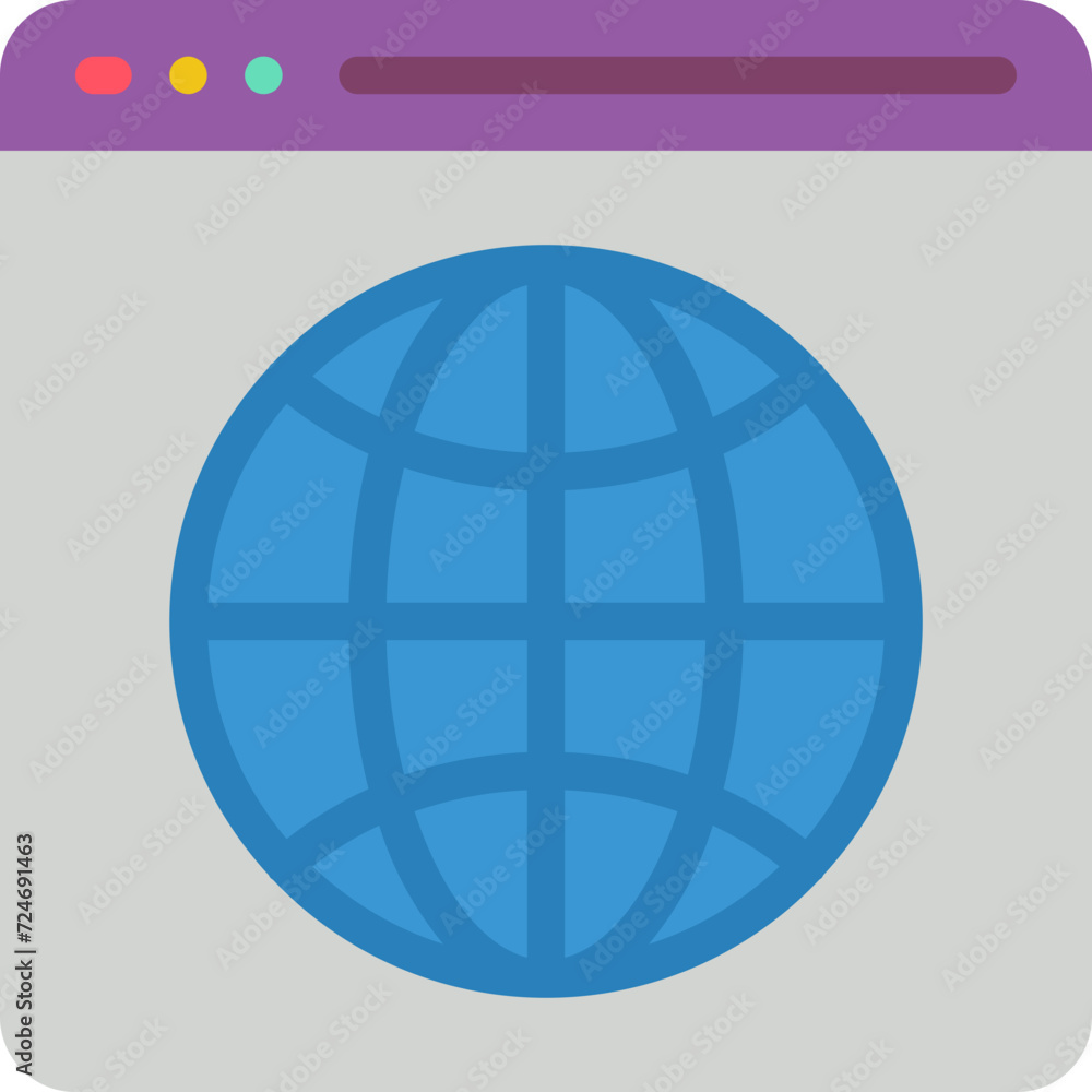 Vecteur Stock Web Icon, Website, Web Symbol, Web Graphic, Web Design ...